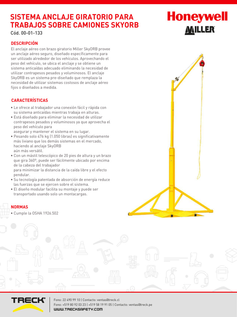 Anclaje Giratorio SkyORB para Camiones | PDF