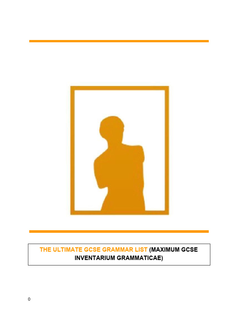 Ultimate GCSE Grammar Guide | PDF | Linguistics | Interpretation ...