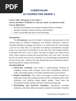 Zero1 Education K12 STEAM Curriculum | PDF | Artificial Intelligence ...