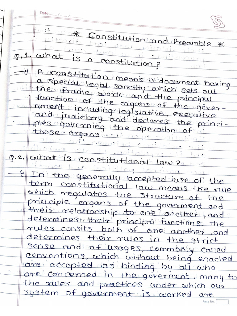 Essence of India Constitution Assignment No.1 | PDF
