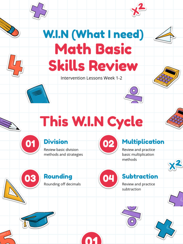 Math Skills Review: Division & More | PDF