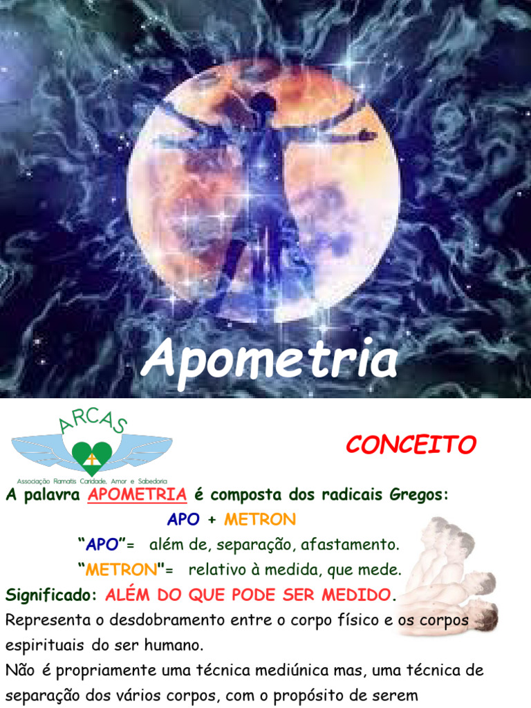 Apometria: Técnica de Harmonização Espiritual | PDF | Projeção Astral ...