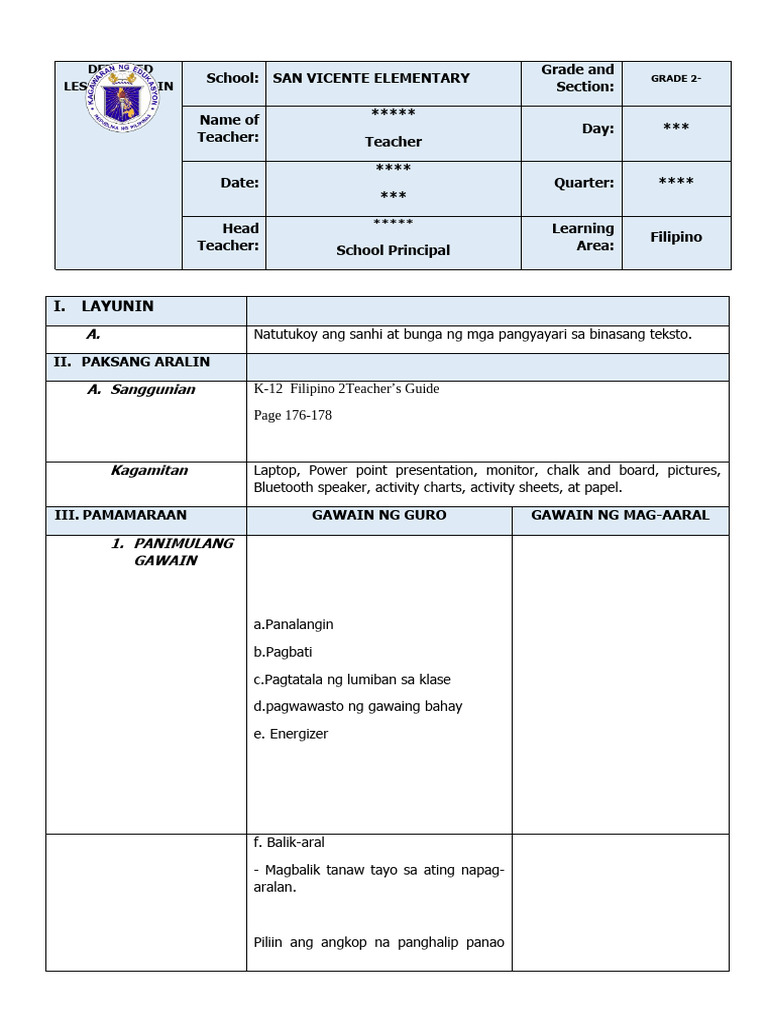 q4. Filipino2 DLP | PDF