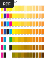 Pantone to Isacord Color Conversion Chart | PDF | Color | Graphic Design