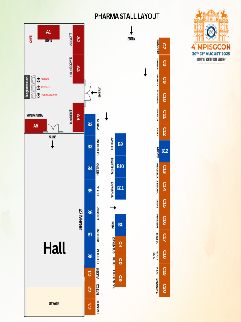 Stall Layout Mpisgcon 2025 | PDF | Chess
