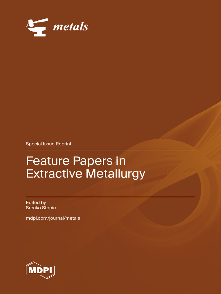 Feature Papers in Extractive Metallurgy | PDF | Aluminium | Aluminium Oxide