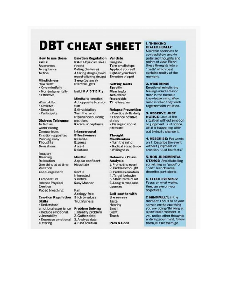 DBT Cheat Sheet | PDF
