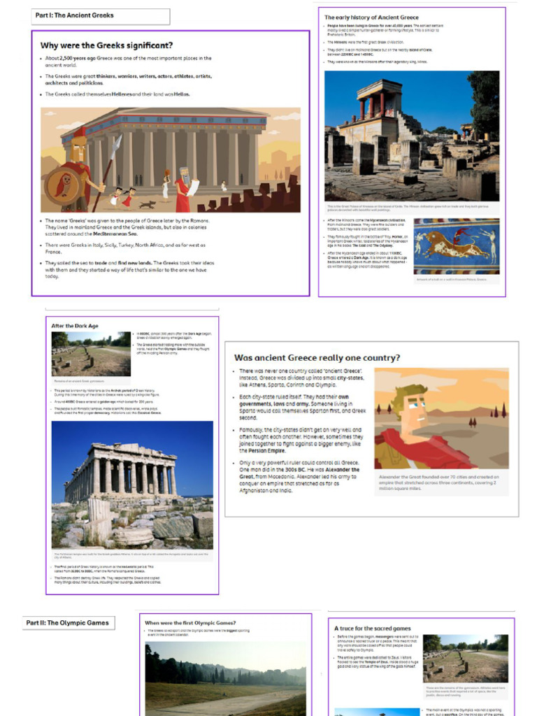Ancient Greek Web Quest | PDF
