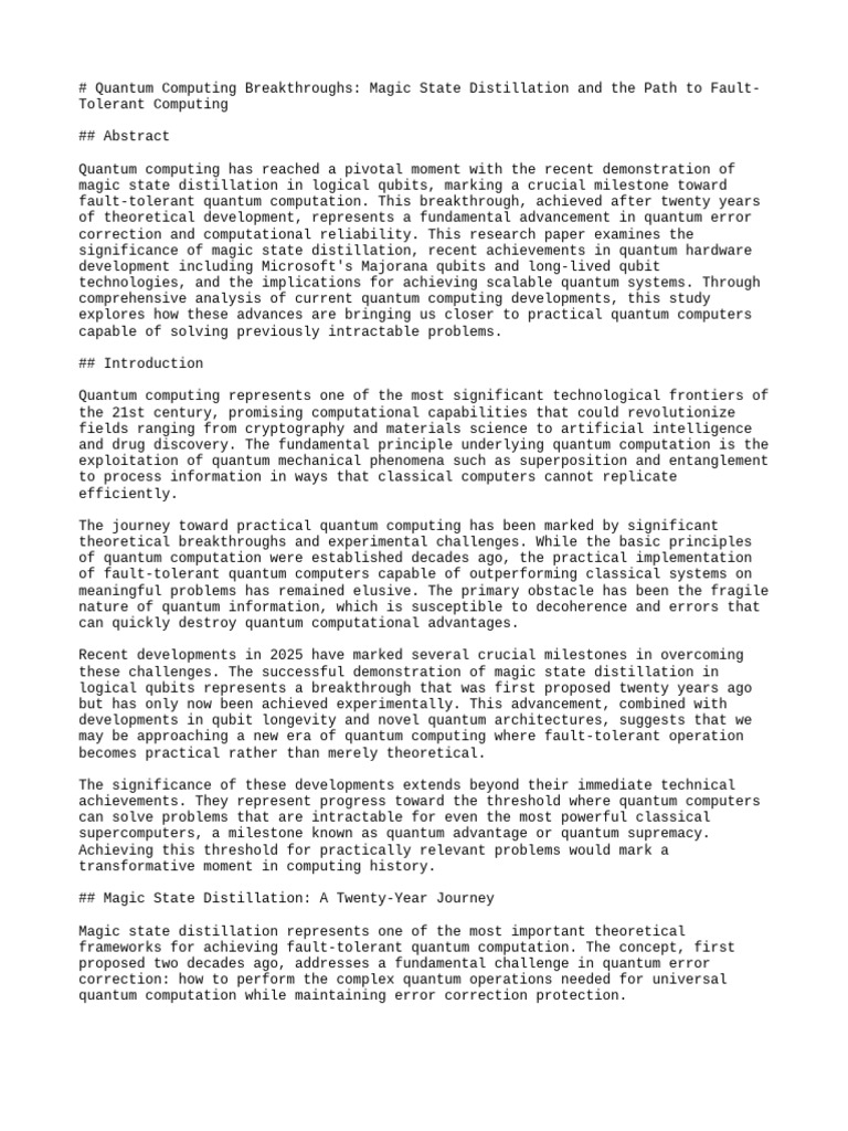 Quantum Computing Research | PDF | Quantum Computing | Theoretical Computer Science