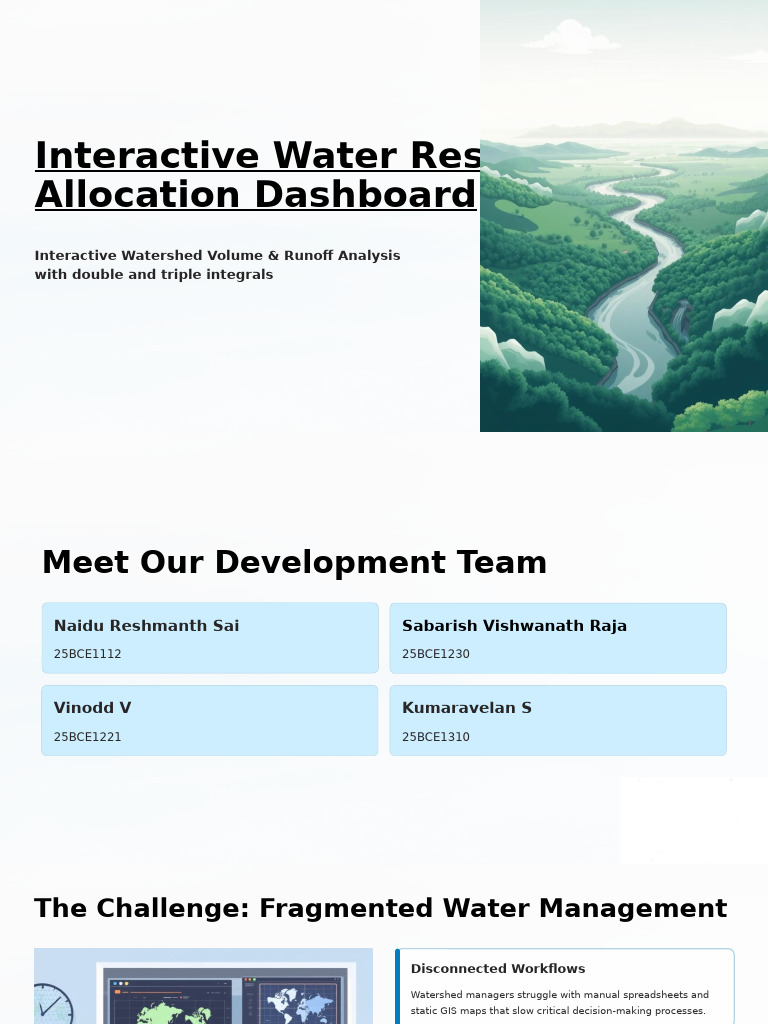 Interactive Water Resource Dashboard | PDF | Geographic Information ...