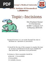 Types of Surgical Incisions Explained | PDF | Abdomen | Surgery