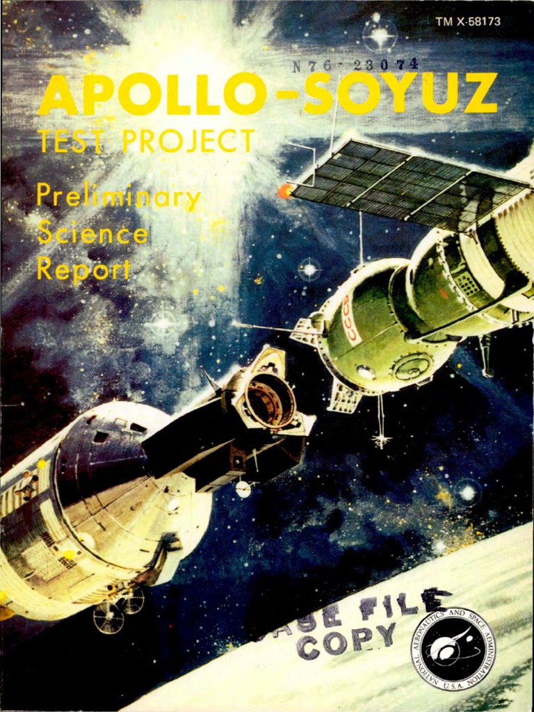 Apollo-Soyuz Test Project Preliminary Science Report | PDF | Docking ...