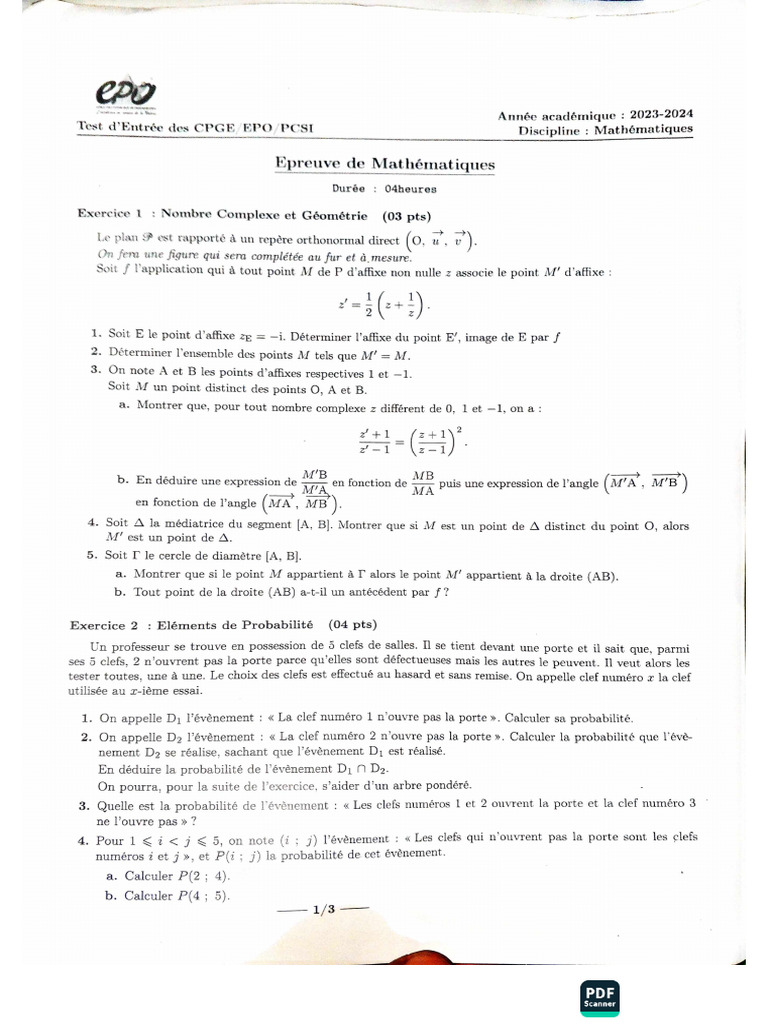 Test EPO | PDF