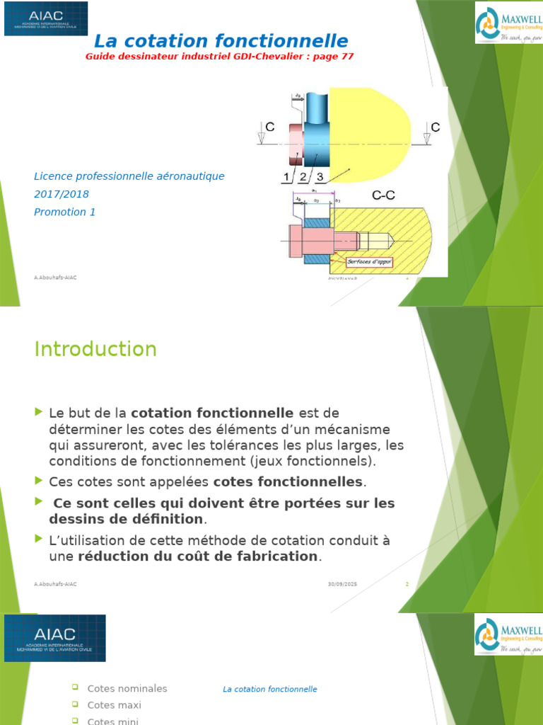 Guide sur la cotation fonctionnelle | PDF | Ingénierie mécanique