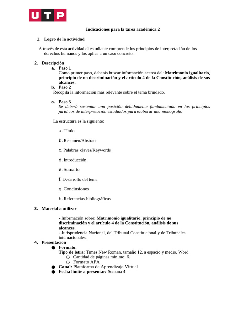 ? (AC-S08) Semana 08 - Tema 2 Monografía en Base A Un Tema Jurídico - DERECHOS HUMANOS ...