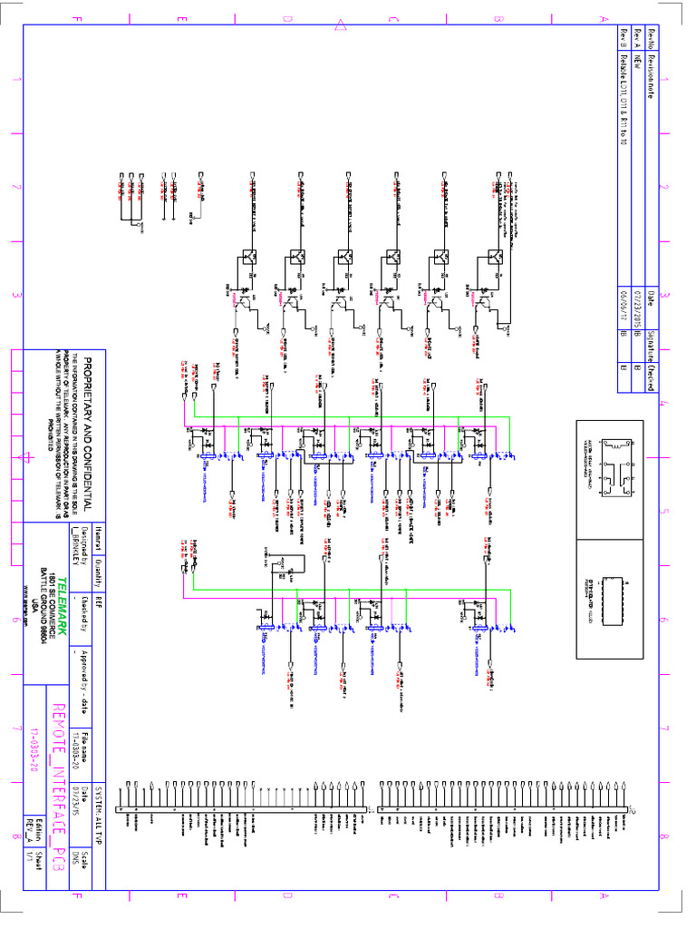 17-0403-01 Interface PCB Rev D.DWG | PDF