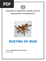 Iron Rusting Chemical Equation Explained | PDF | Rust | Redox