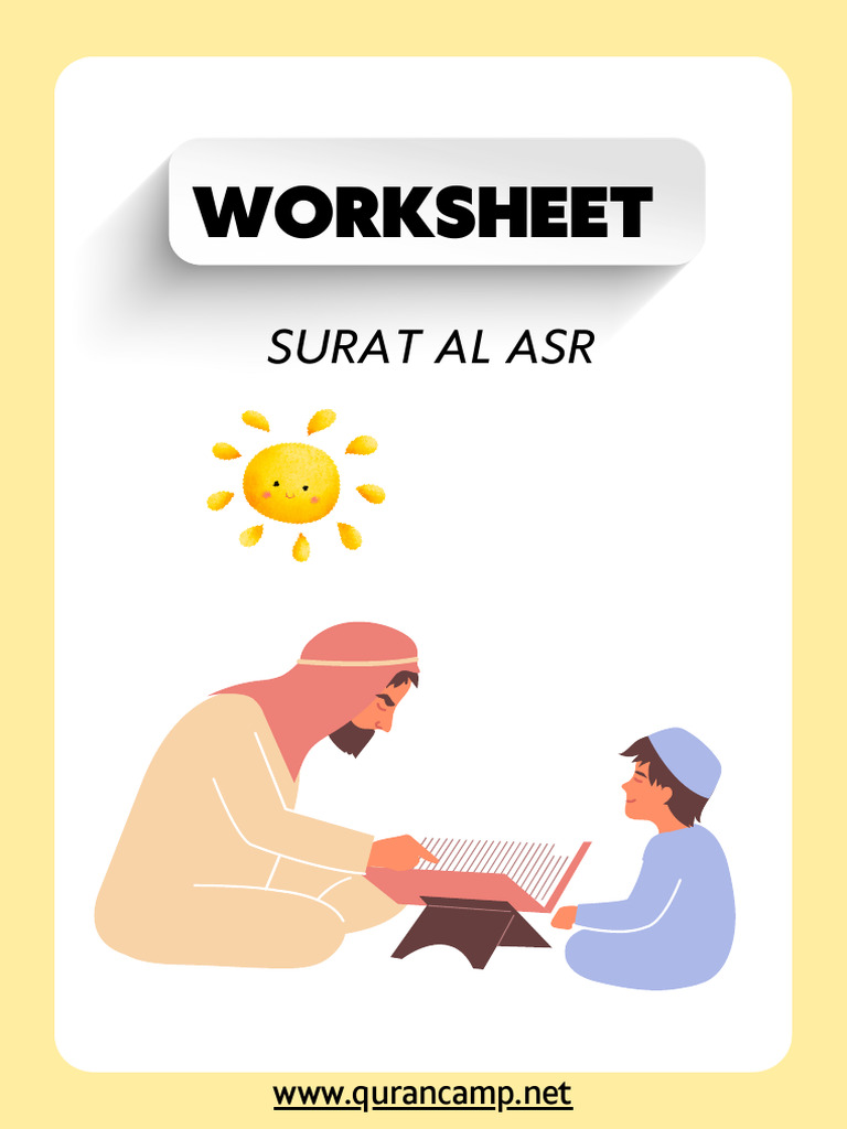 Surat Al Asr | PDF | Islamic Texts | Religious Belief And Doctrine