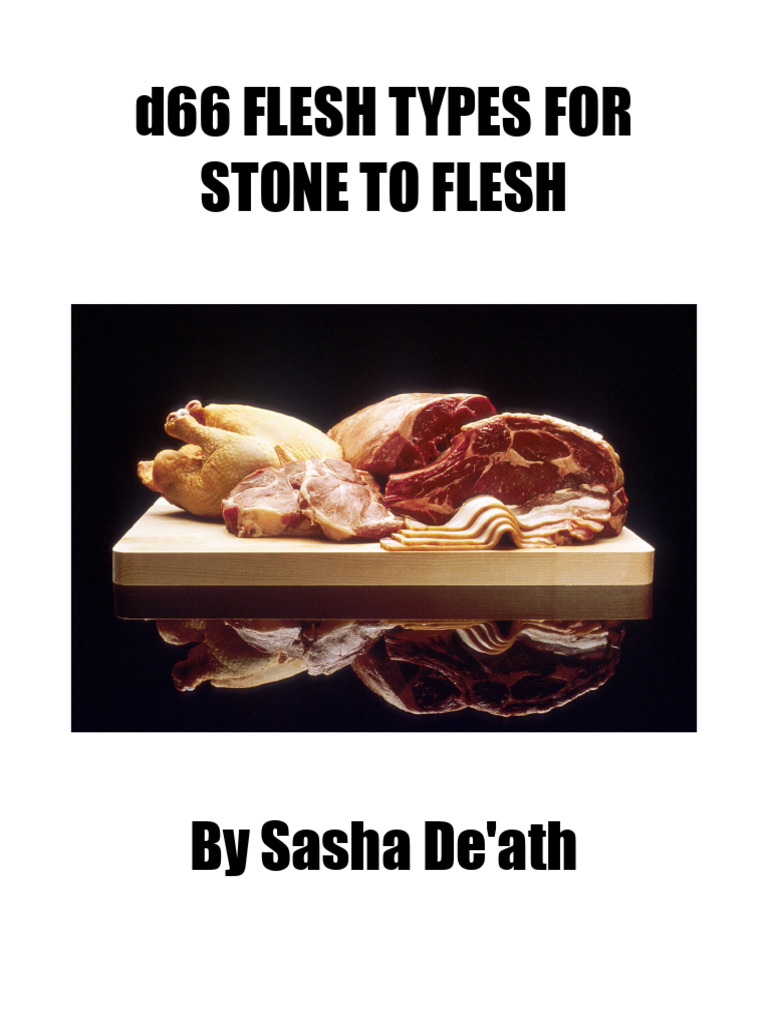 d66 Flesh Types For Stone To Flesh | PDF | Zoology