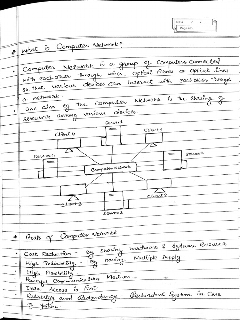 Computer Network (Unit 1) | PDF