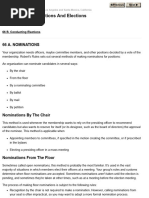 PTA Officer Election Script Sample | PDF | Elections | Government