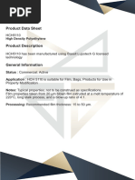 Marlex TR144 Polyethylene Datasheet | PDF | Extrusion | Polyethylene