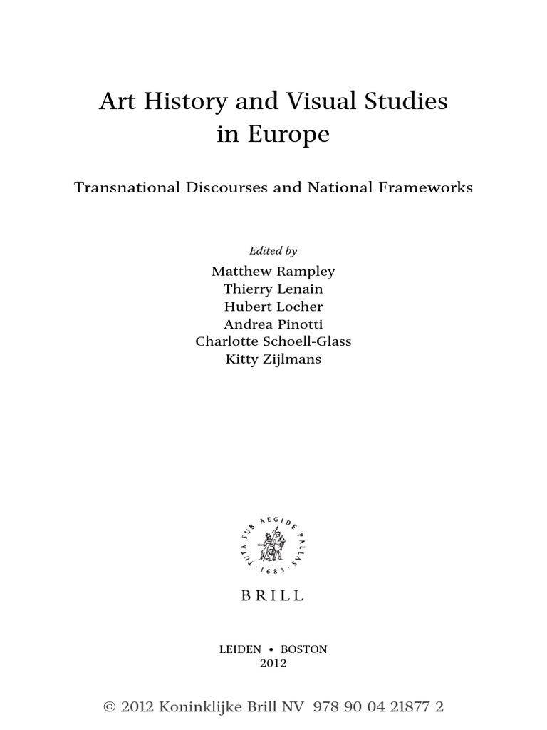 Art History and Visual Studies in Europe | PDF | Art History | Image
