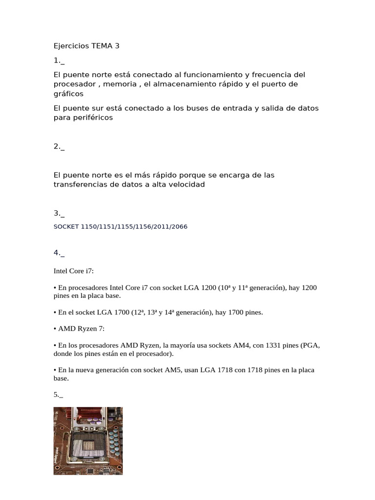 Ejercicios Prácticos Tema 3 | PDF | Microprocesador | Informática