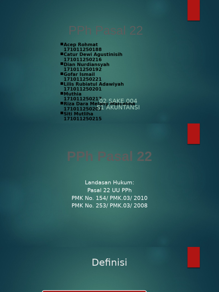 PPH 22 | PDF