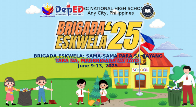 Brigada Eskwela Tarp Layout 2 | PDF