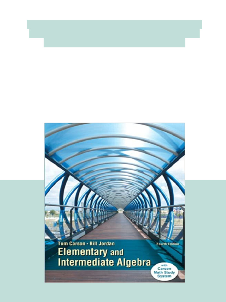 Solution Manual For Elementary and Intermediate Algebra 4th Edition by ...