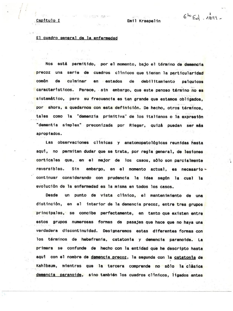 KRAEPELIN | PDF