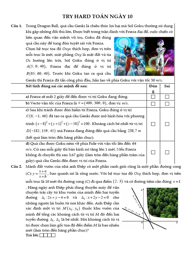 Try Hard Toán Ngày 10 | PDF