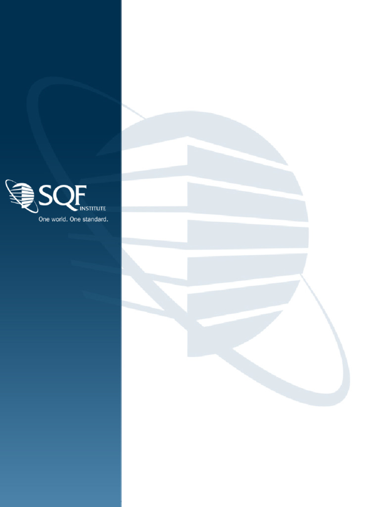 SQF Code Edition 8 Quality Guidance FINAL | PDF | Audit | Quality Management System