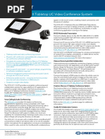 Crestron Flex UC-CX100-T Kit Overview | PDF | Hdmi | Usb