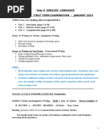 AICE English Language Test Overview | PDF