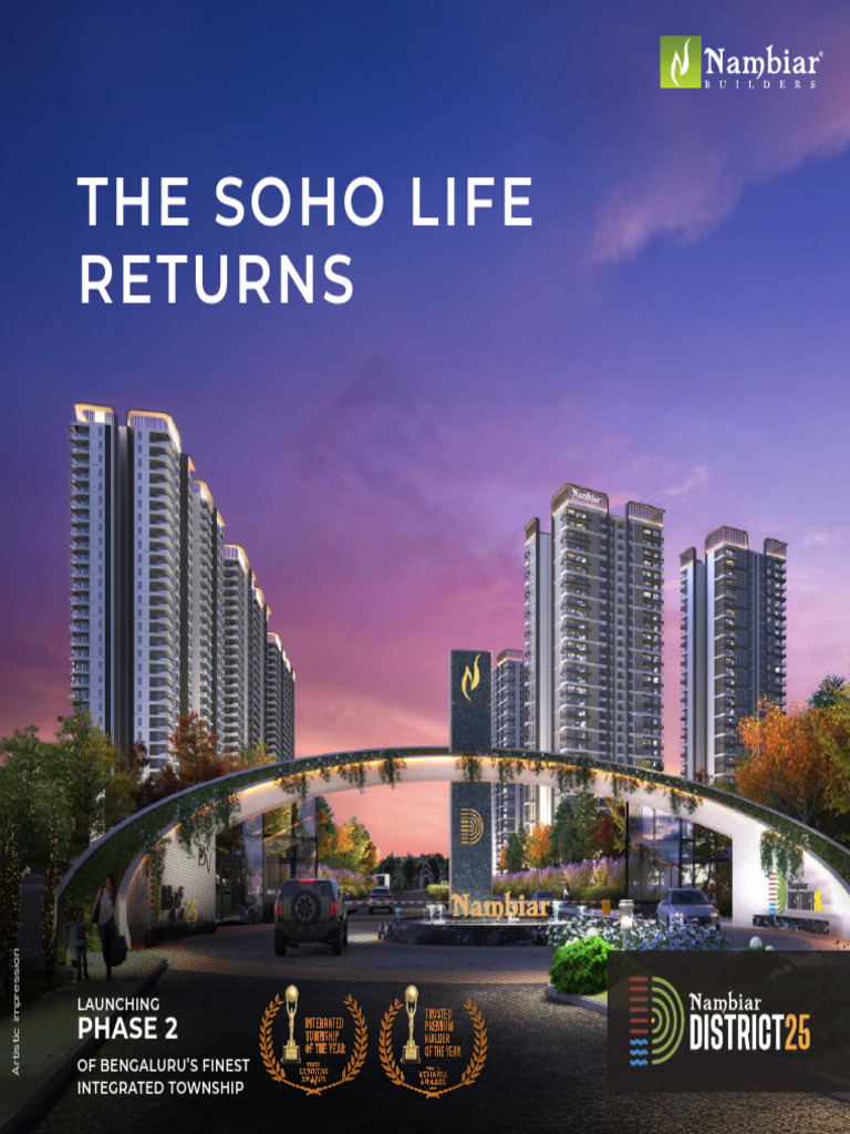 Nambiar District 25 Phase 2 Launch | PDF | Door | Tile