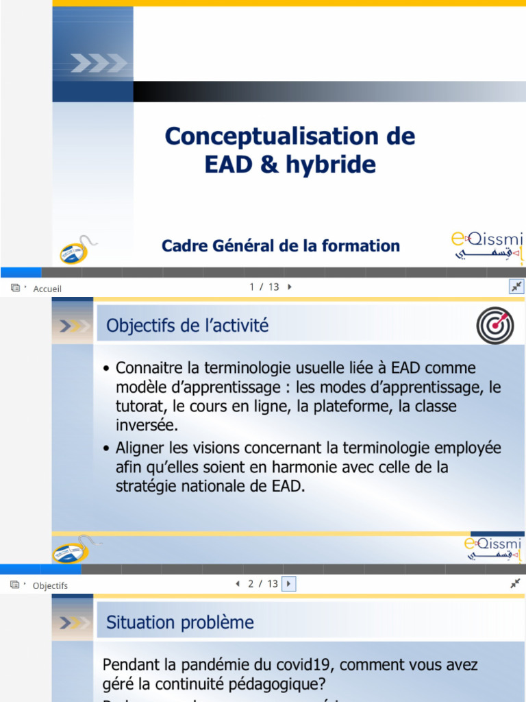 Conceptualisation de EAD & Hybride | PDF