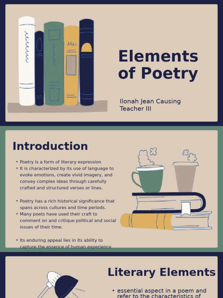 Elements Poetic Devices Lit Techniques | PDF | Poetry | Metre (Poetry)