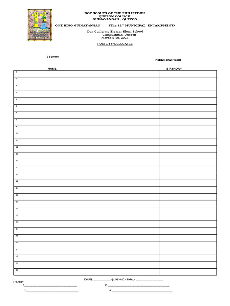 11th Me Registration Form | PDF