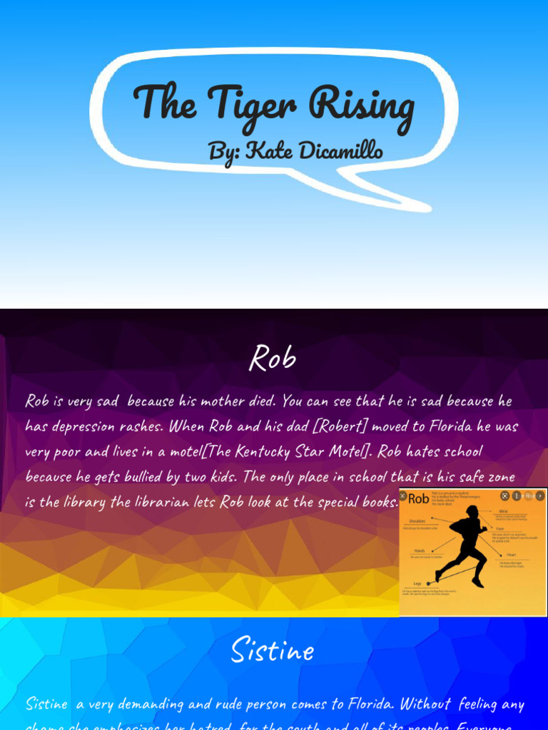 The Tiger Rising: Rob and Sistine's Journey | PDF