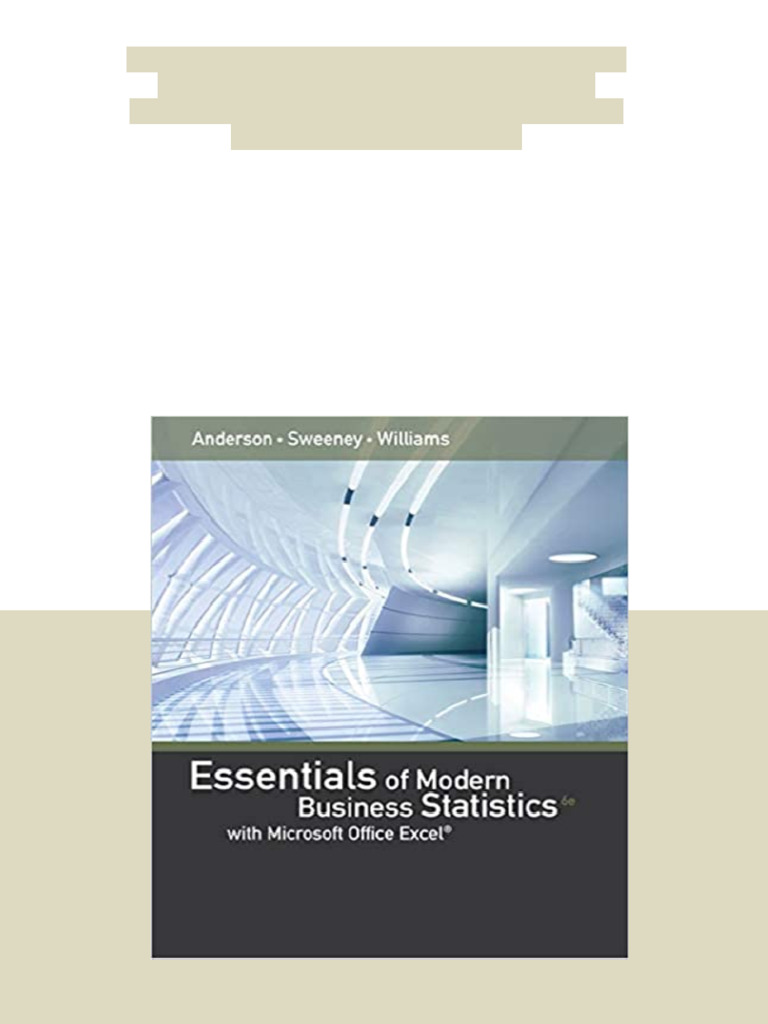 Solution Manual For Essentials of Modern Business Statistics With ...