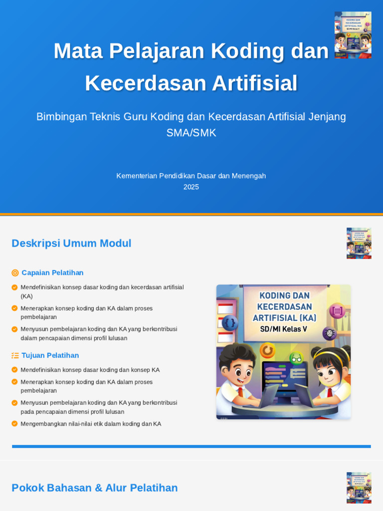 Modul1. Mata Pelajaran Koding Dan Kecerdasan Artifisial Pada Kurikulum ...