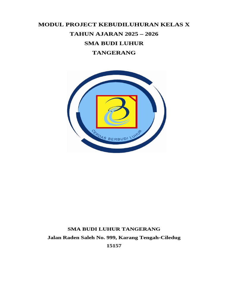 Modul Project Kelas X Fiks | PDF