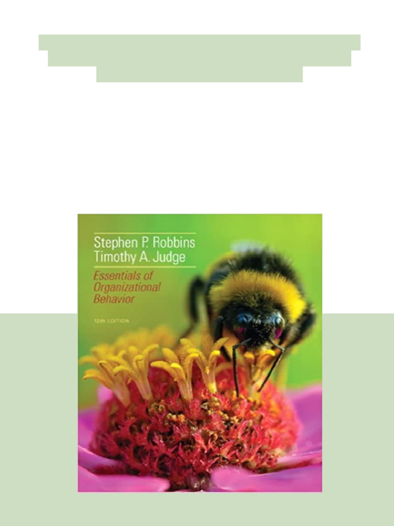 Test Bank For Essentials of Organizational Behavior 12th Edition by ...