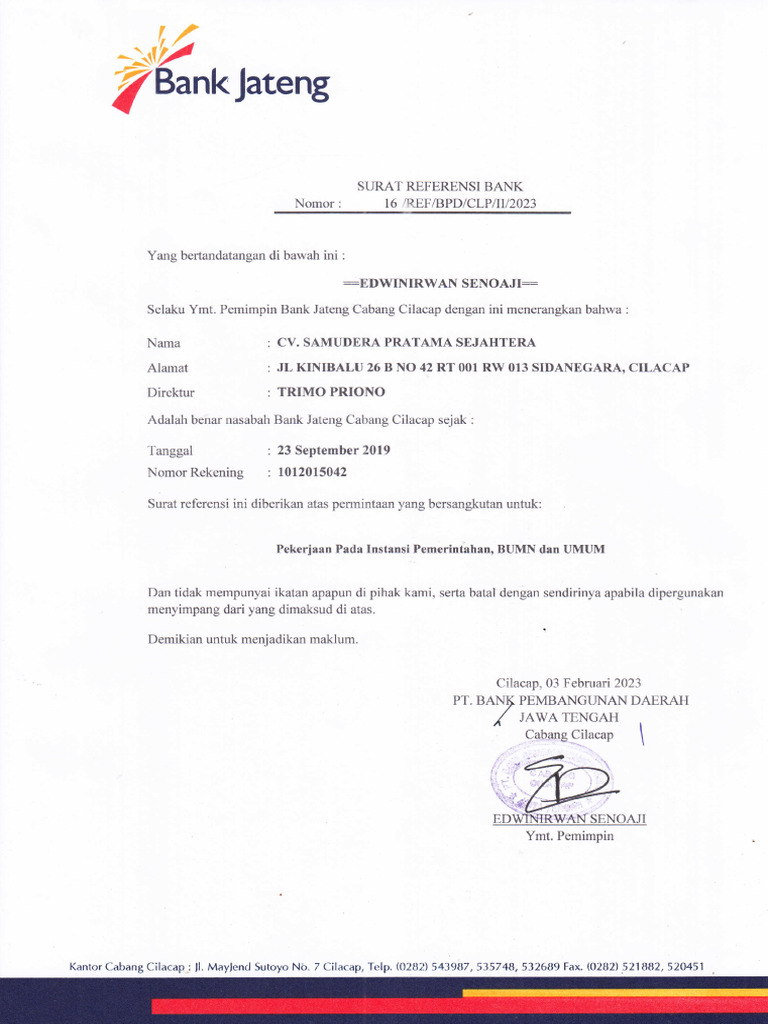 Referensi Bank SPS 2023 | PDF