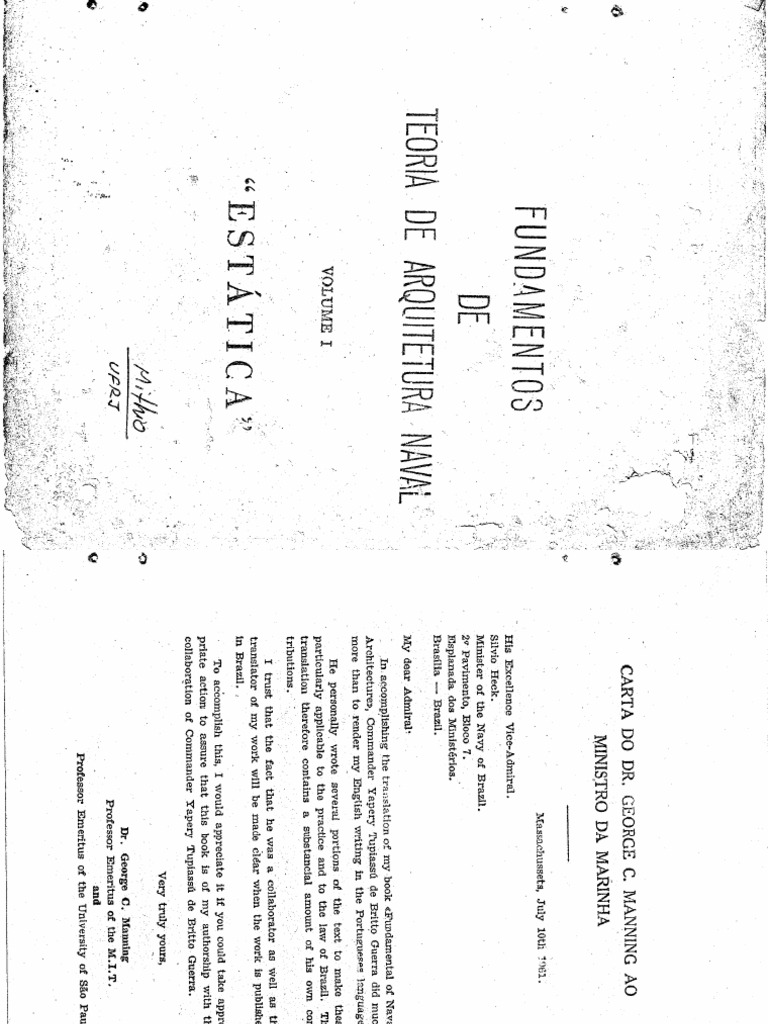 Arq Naval - Vol I Estatica - George Man | PDF