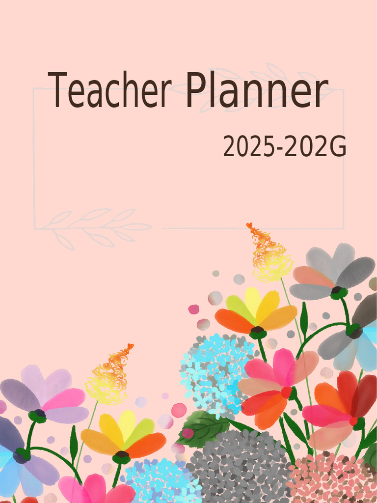 Teacher Planner | PDF
