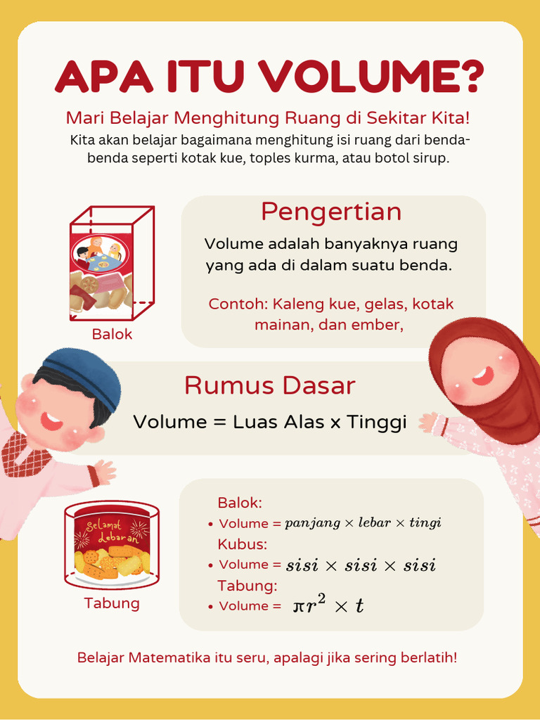 Apa Itu Volume Poster Pendidikan Kuning Dan Krem Gaya Minimalis | PDF