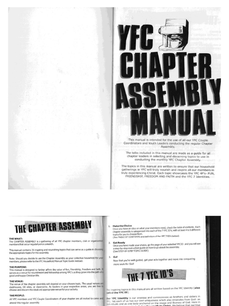 Chapter Assembly Manual | PDF